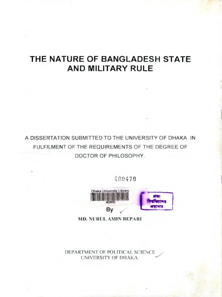 PHD Political Science | PDF