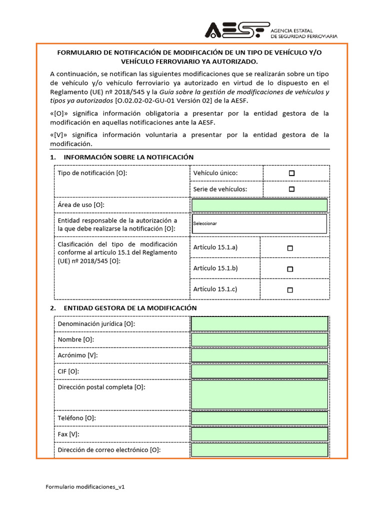 Formulario_modificaciones_v1_r3 | PDF