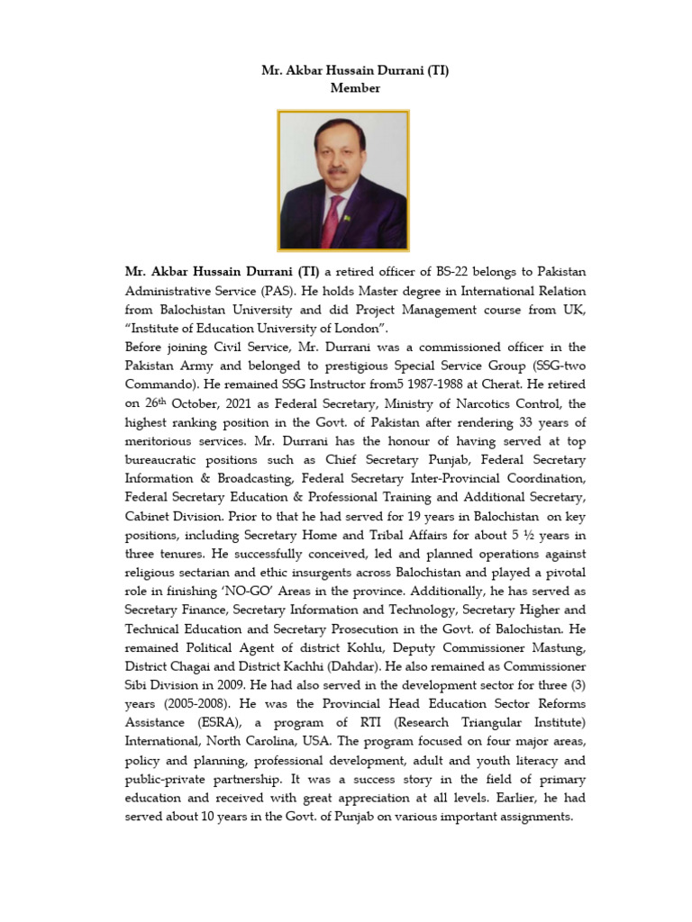 2024 06 11 MR Akbar Hussain Durrani | PDF