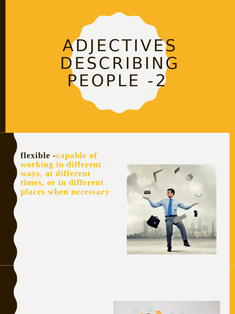 Adjectives Describing People - 2 | PDF