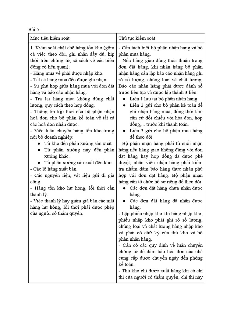 KSNB - BTVN C4 - Bài 5,6 | PDF