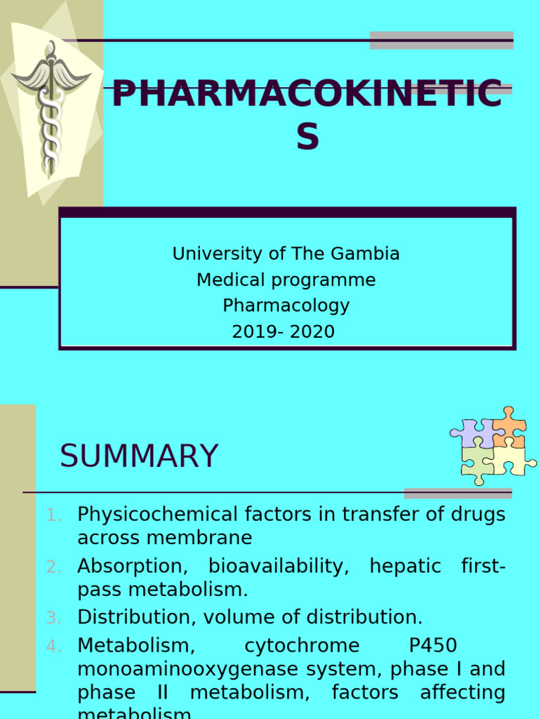 Lect 2-PHARMACOKINETICS | PDF