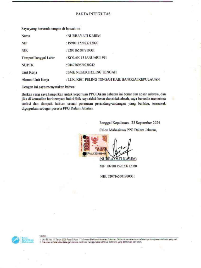 Fakta Integritas Compressed-1 | PDF