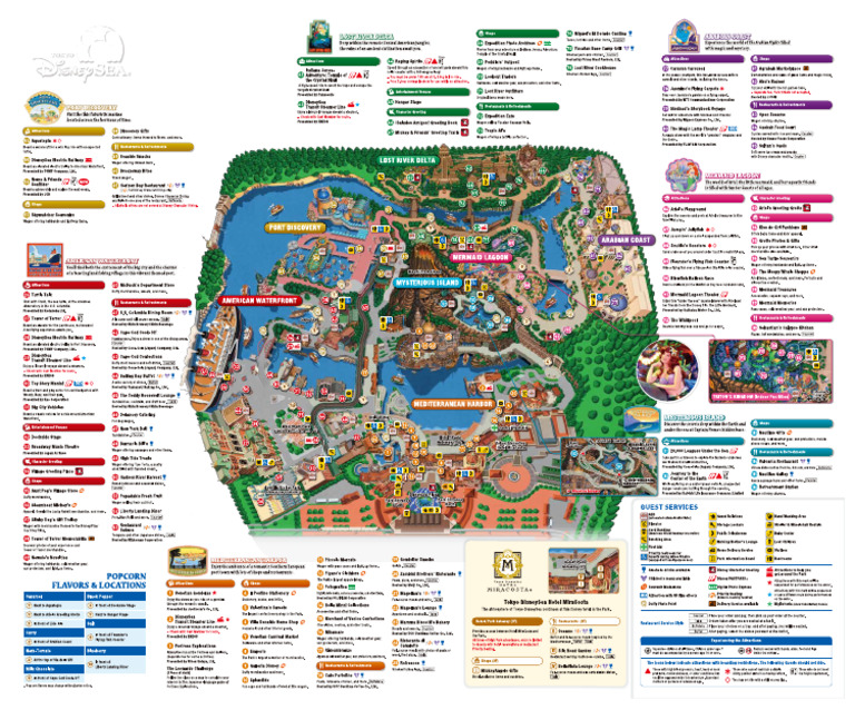 Mapa Disneysea Tokio | PDF