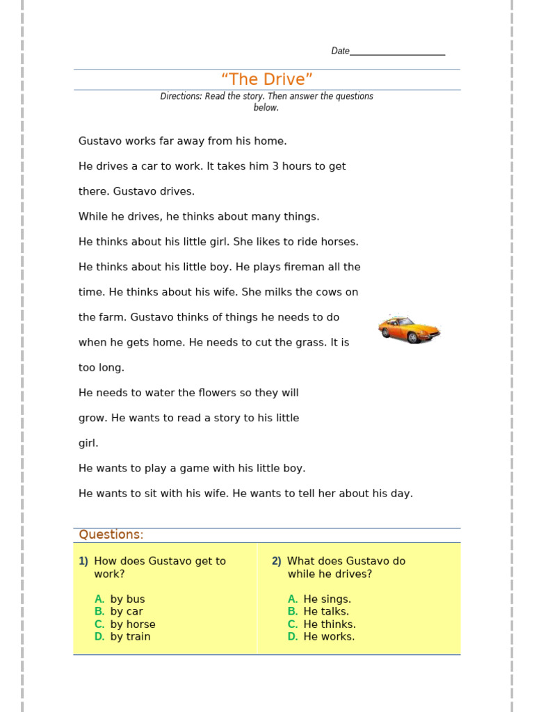 Week 1 Class (The Drive) | PDF