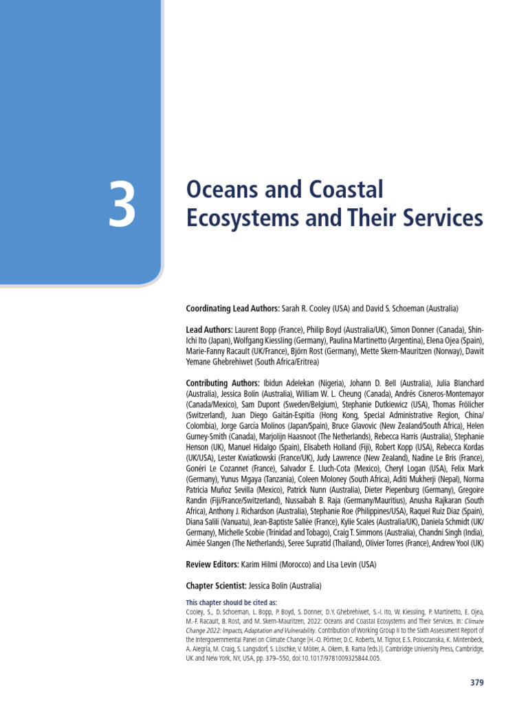Ipcc Ar6 Wgii Chapter03 | PDF