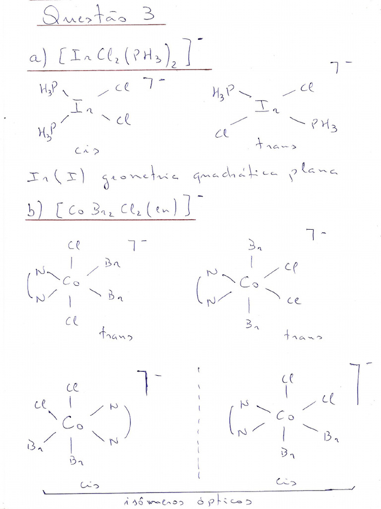 Gab Questão 3 Lista II | PDF