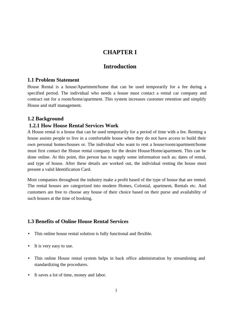 1.1 Problem Statement | PDF