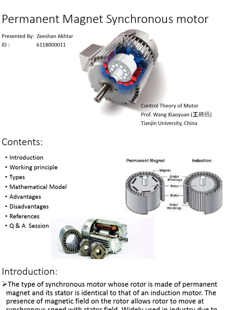 PM synchronous motor | PDF