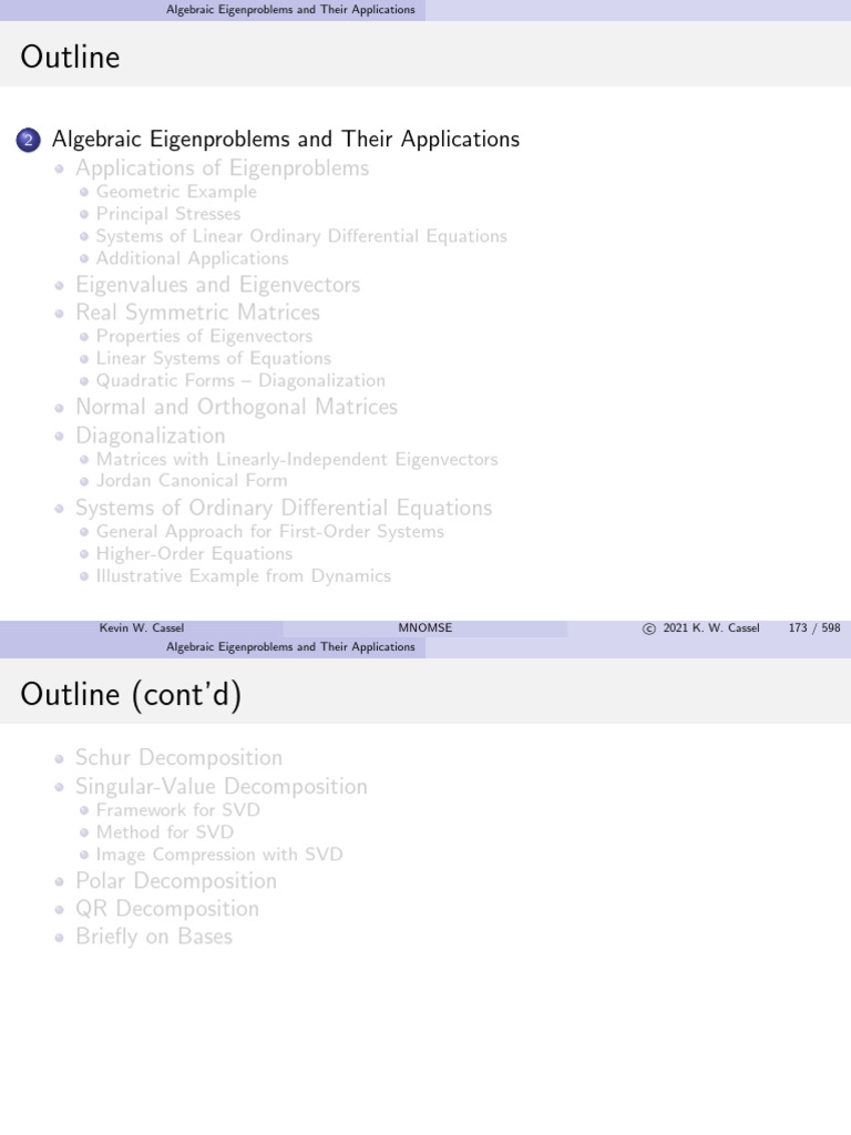 Chapter2 Eigenproblems | PDF