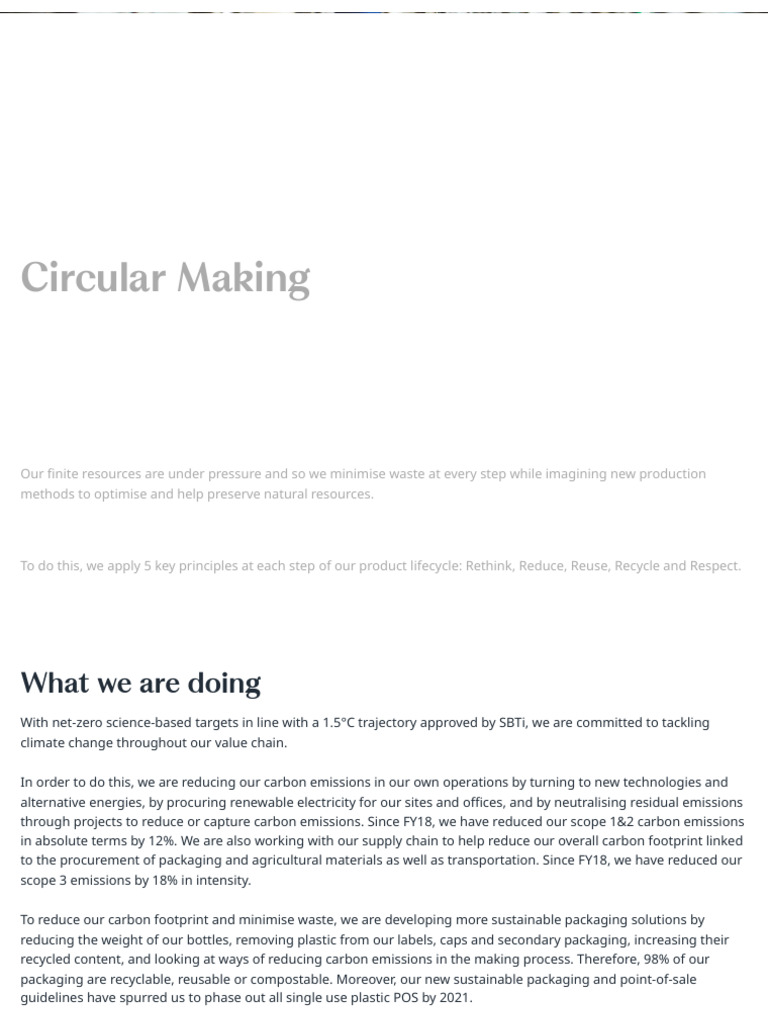 Circular Making _ Pernod Ricard | PDF