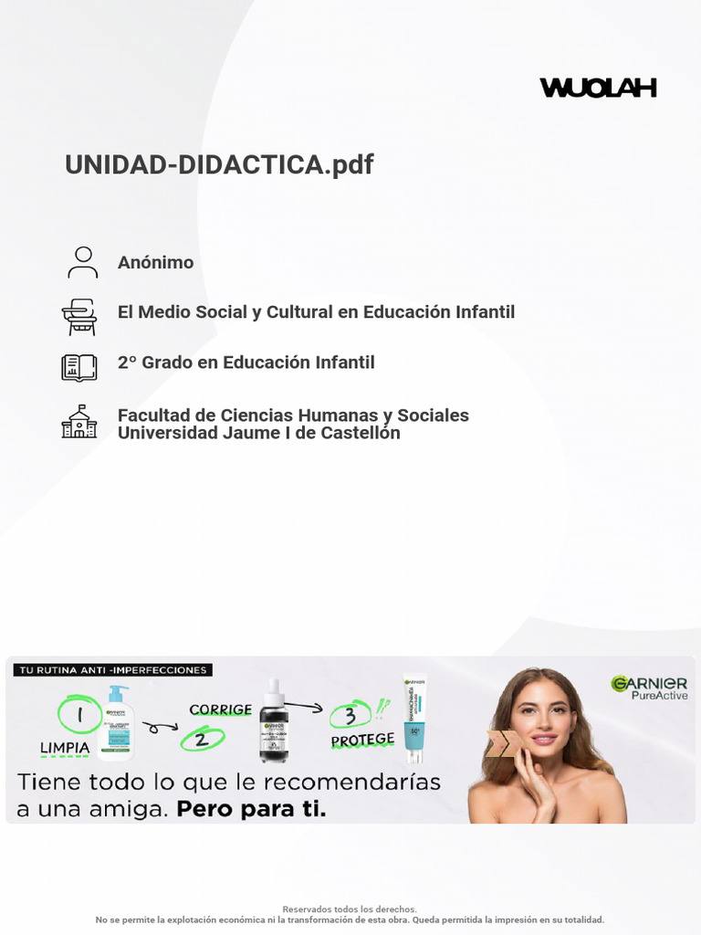 Wuolah Free UNIDAD DIDACTICA | PDF