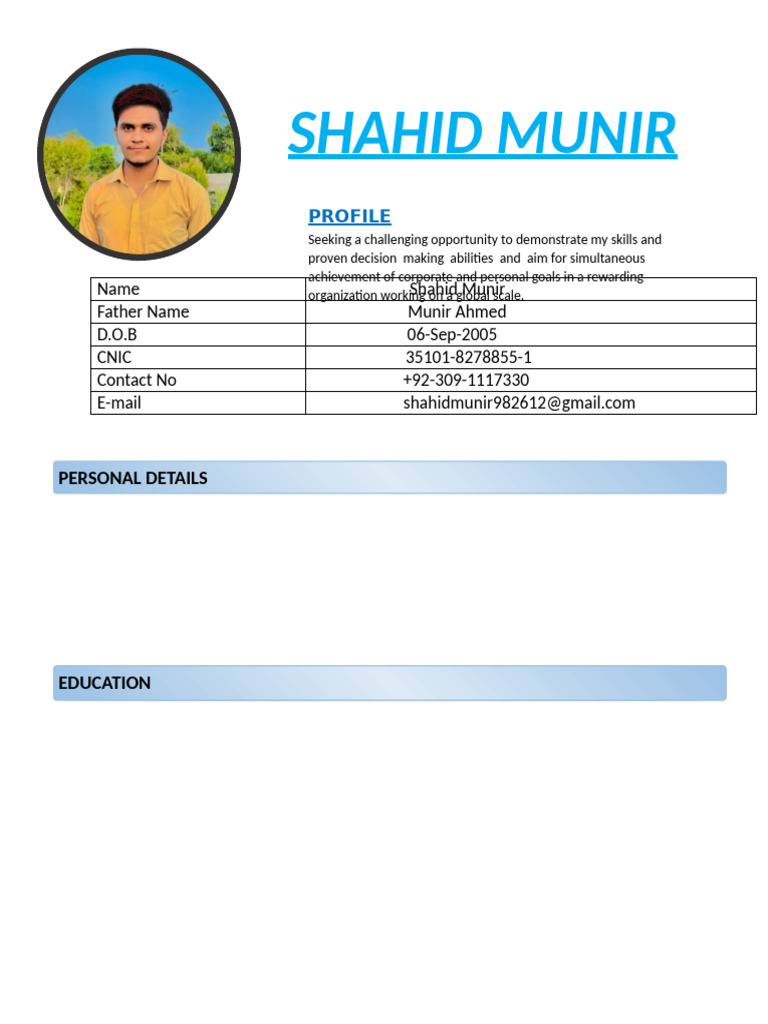 SHAHID MUNIR | PDF