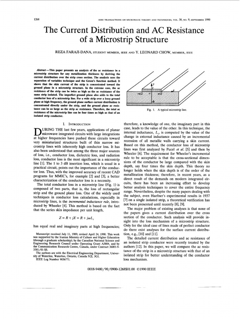 2-9-The Current Distribution and AC Resistance of A Microstrip ...