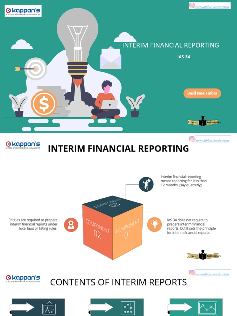 IAS 34 Interim Financial Reporting | PDF