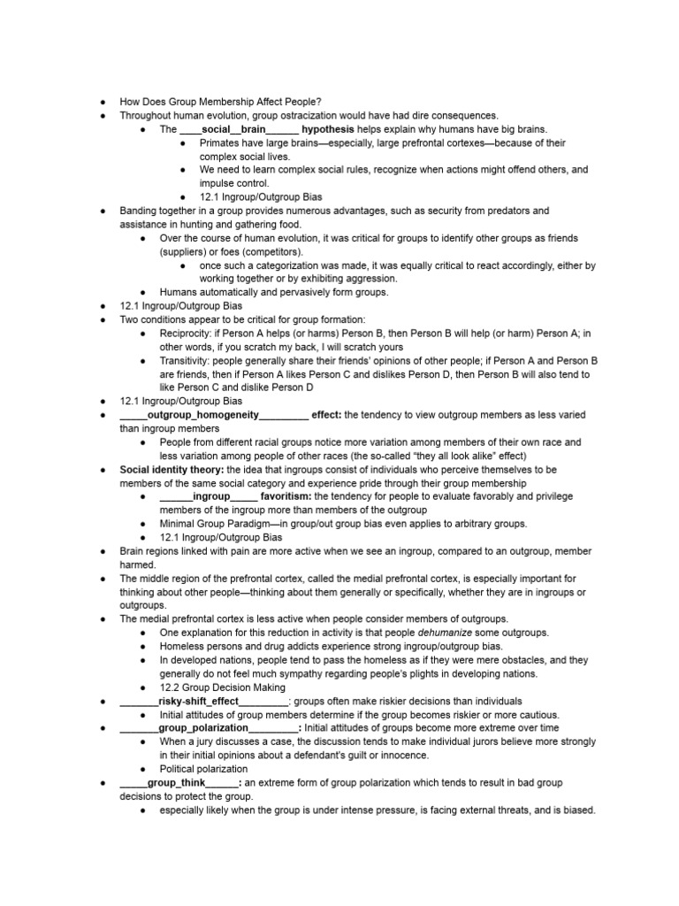 Ch. 12 Notes | PDF