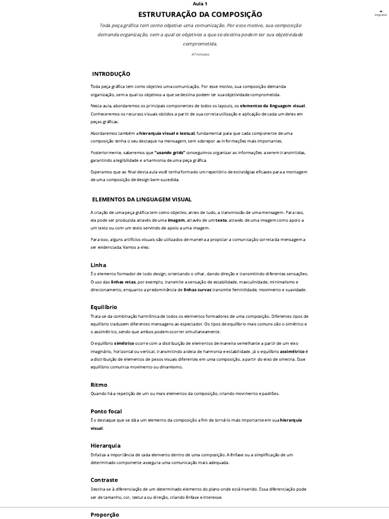 Composição Simétrica em Design Gráfico | PDF | Simetria | Comunicação