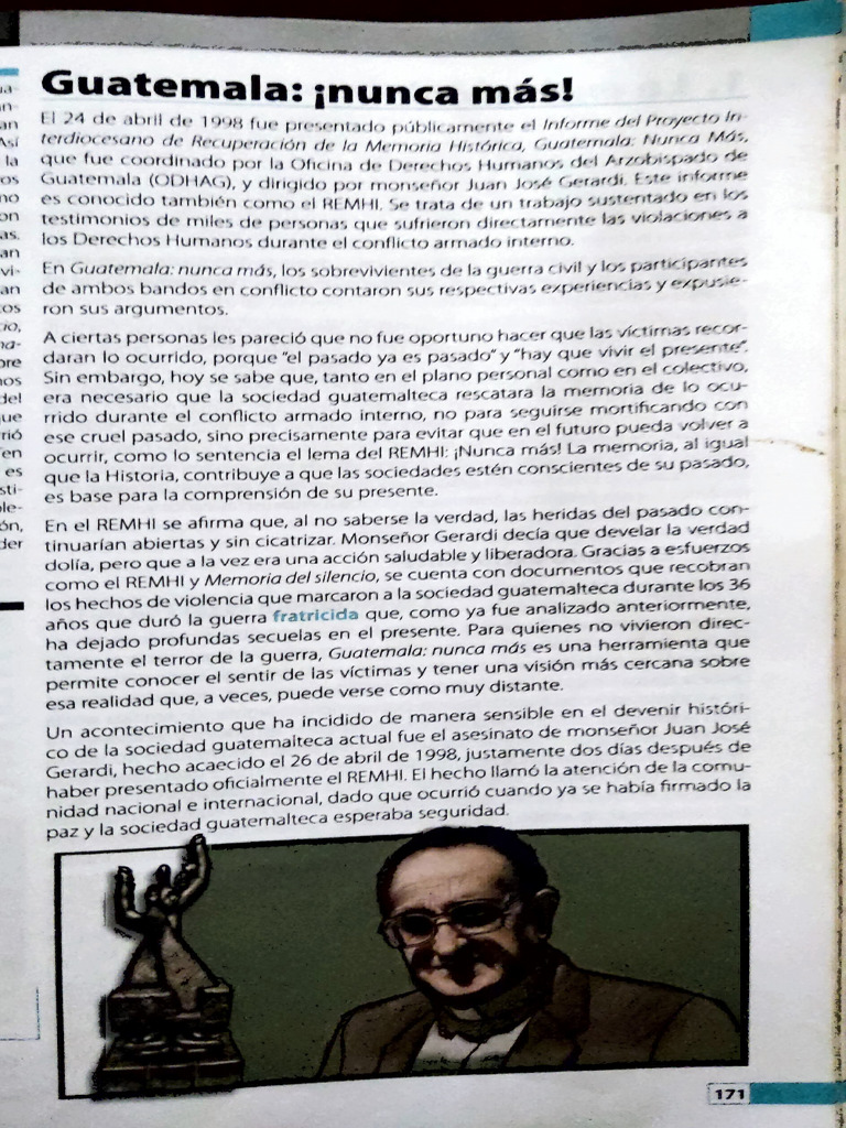 Informe REMHI: Memoria Histórica en Guatemala | PDF | Guatemala | Historia
