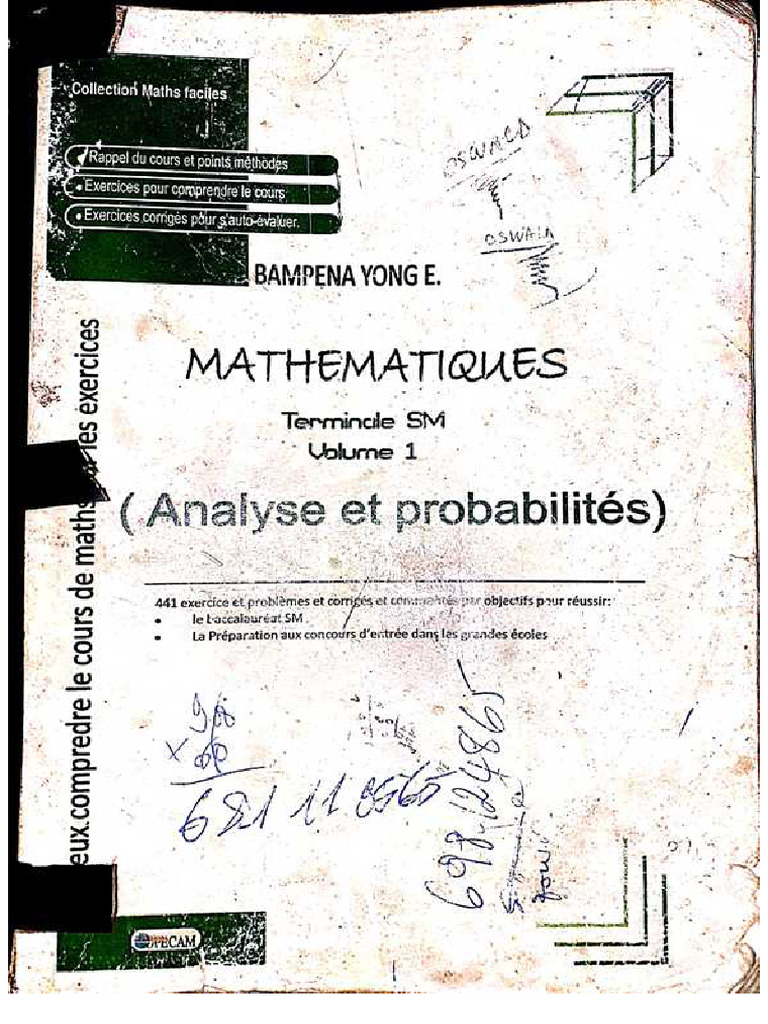 Collection Math Facile Terminale SM Tome 1 - Compressed | PDF