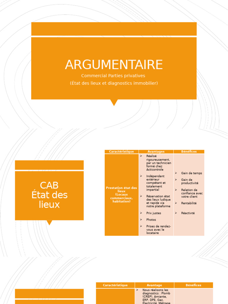 Argumentaire | PDF