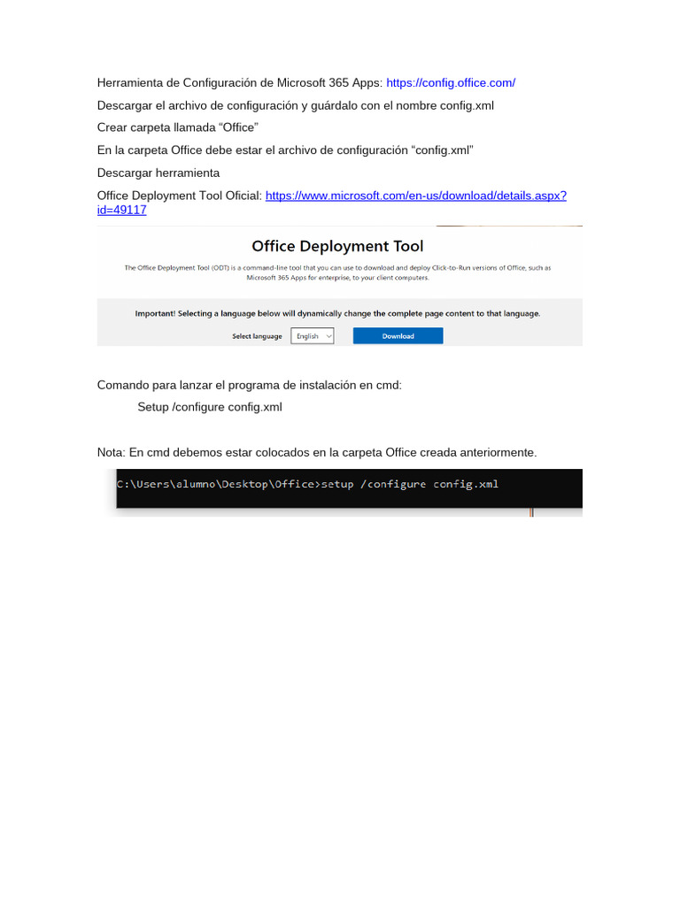 Para instalación de version prueba Office 2019 | PDF