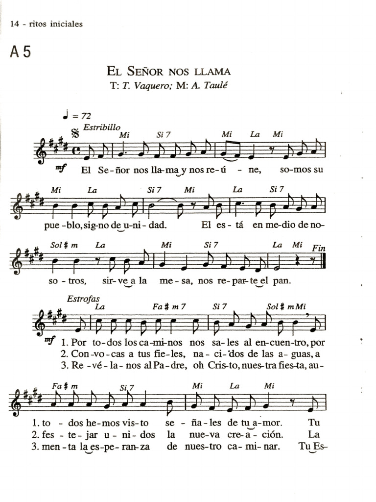 El Señor Nos Llama | PDF