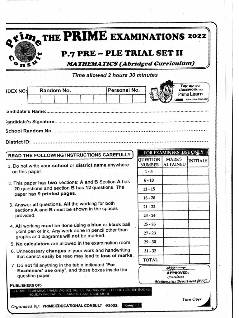 Prime Pre-Ple Set 2 Mtc-1 | PDF