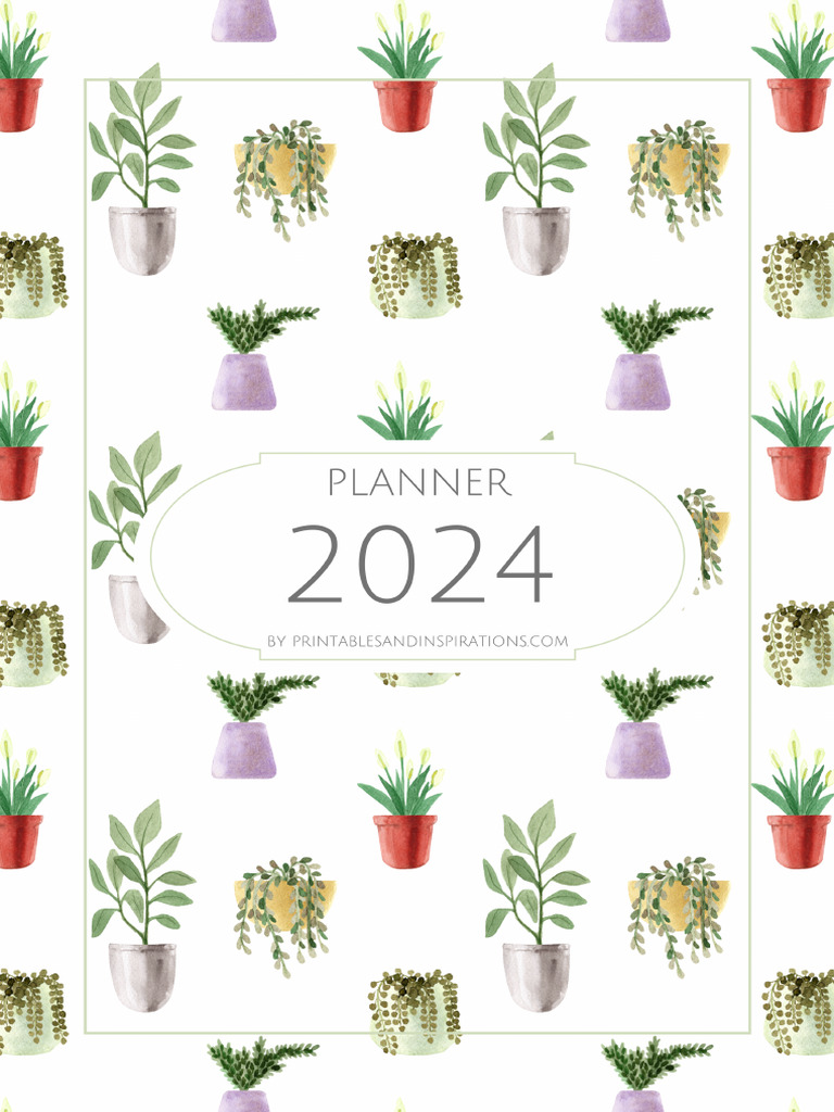 Green Life Planner 2024 A4 | PDF
