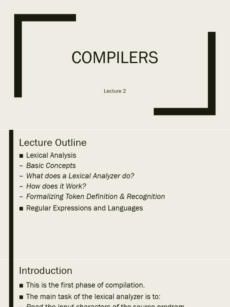 Lecture 2a | PDF