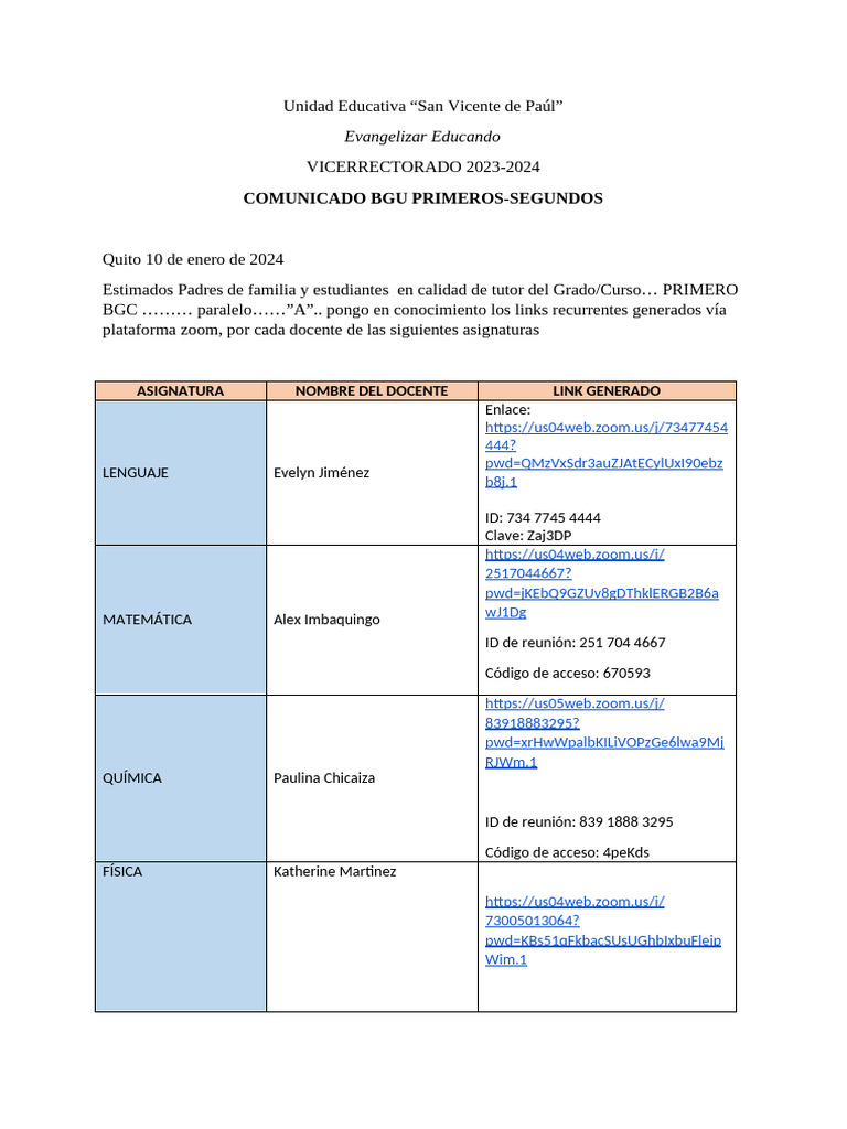 LINK SVP 1ros A | PDF