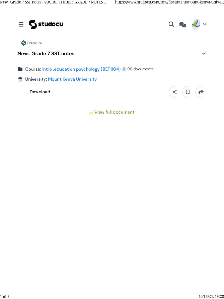 New. Grade 7 SST Notes - SOCIAL STUDIES GRADE 7 NOTES Social Studies Is ...