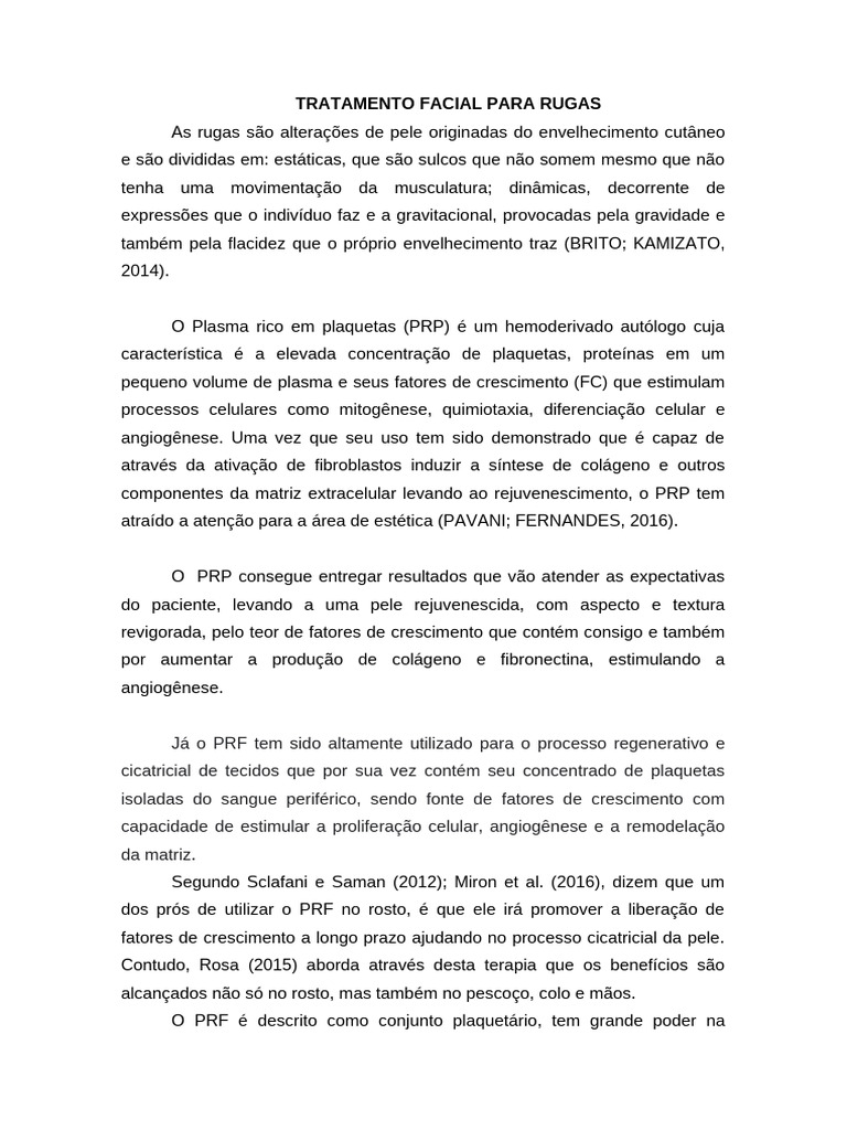Tratamento PRP e PRF | PDF