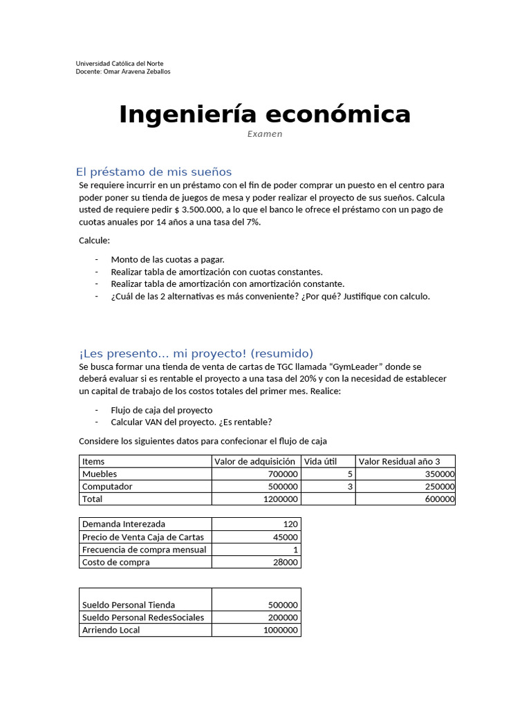 Examen Ingeco 2024 | PDF