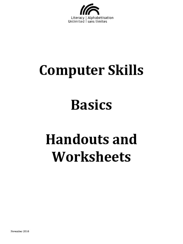 Basics-Worksheets | PDF