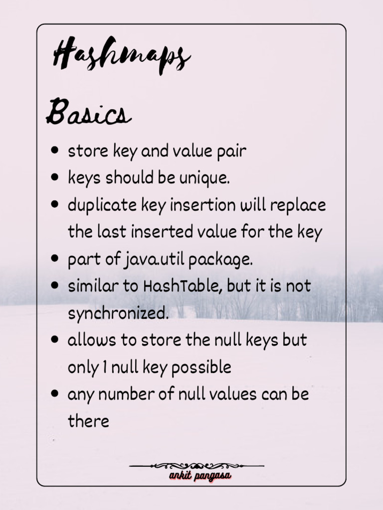 hashmaps | PDF hashmaps | PDF
