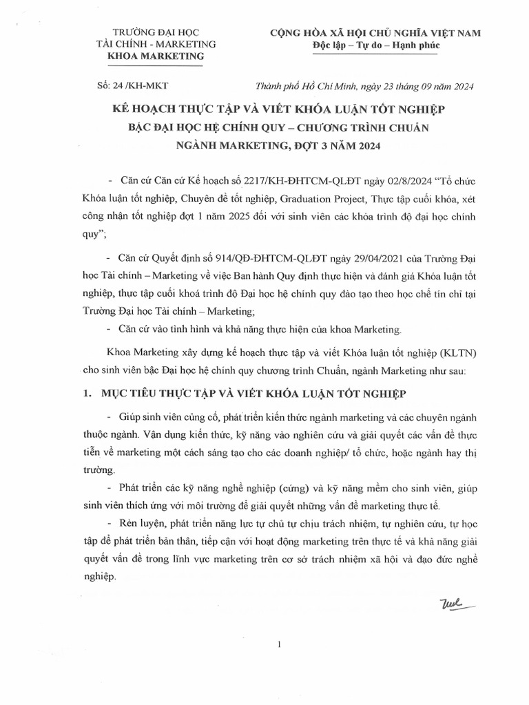 24 KH-KLTN Chuẩn HK3.2024 | PDF