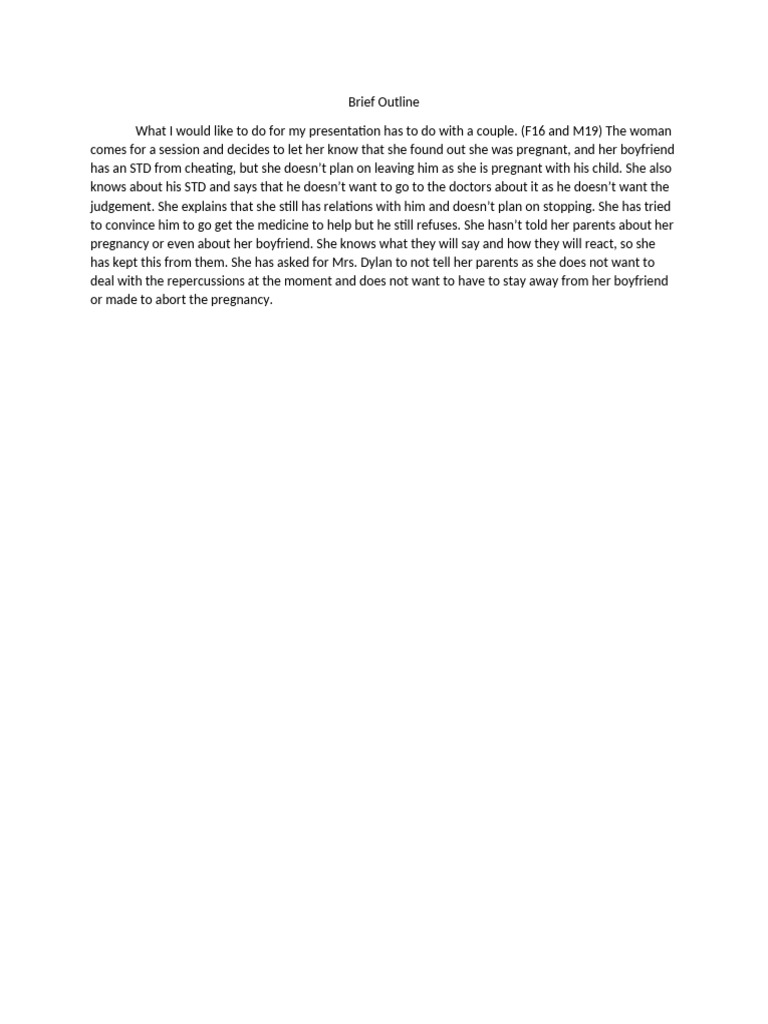 Brief Outline | PDF