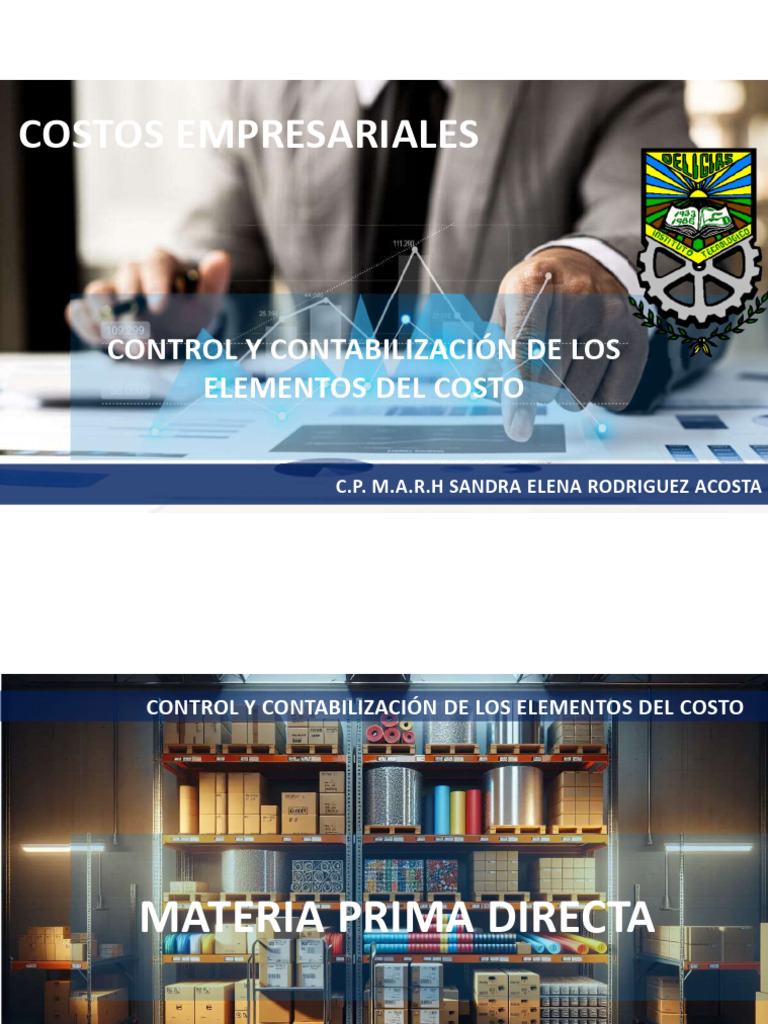 Costos Empresariales: Control Y Contabilización de Los Elementos Del Costo | PDF