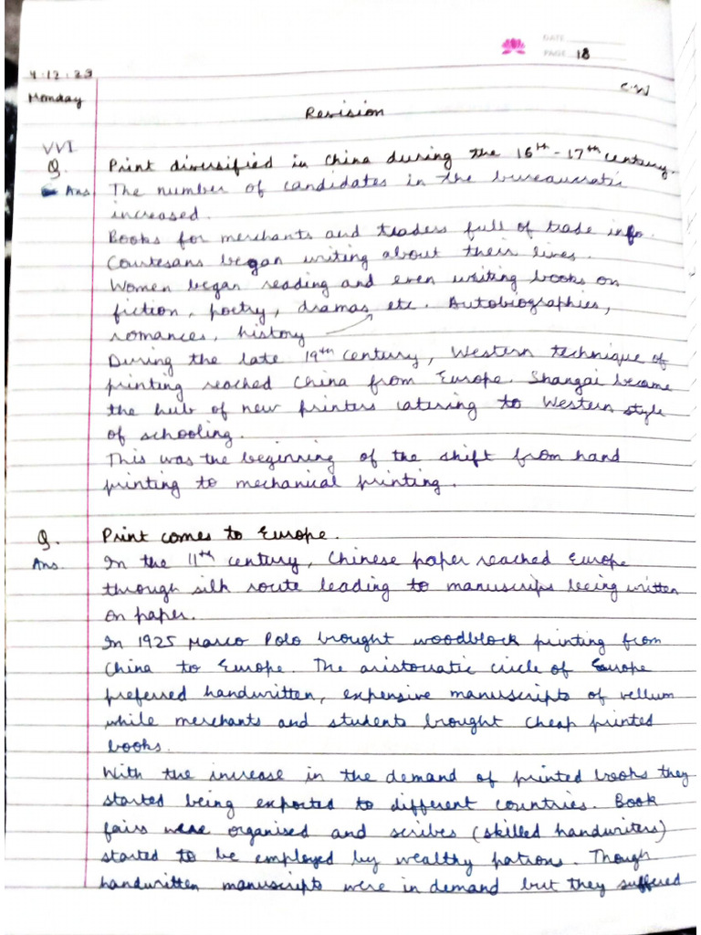 Print Culture Notes | PDF