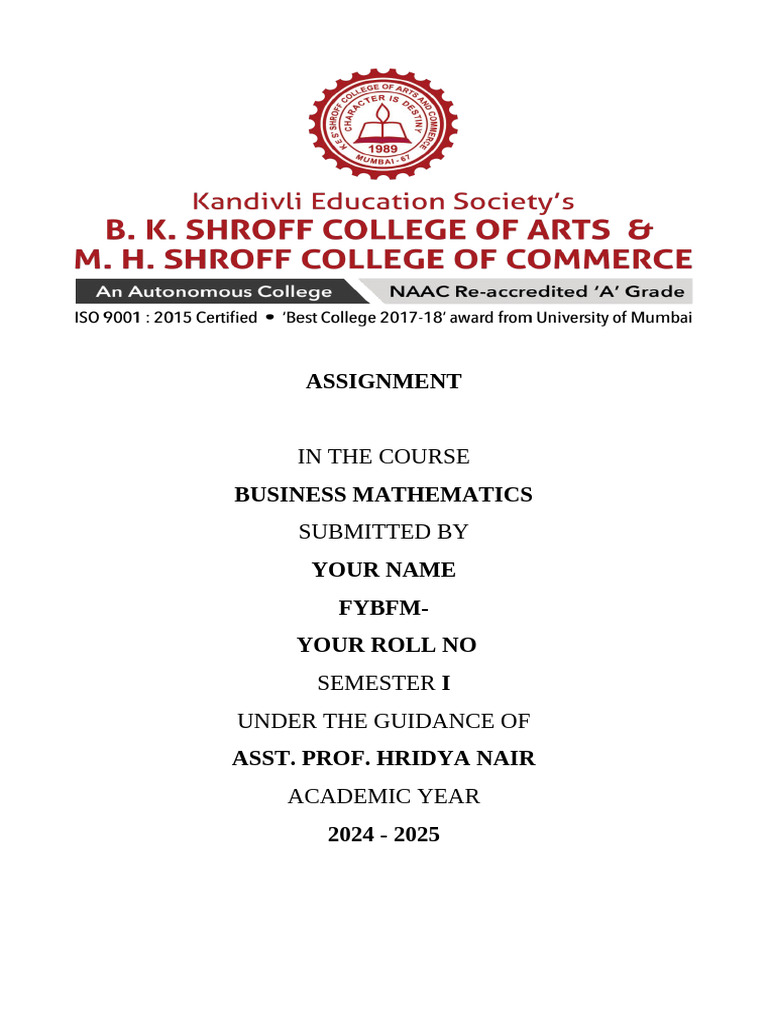 NJqhvCover Page BFM | PDF