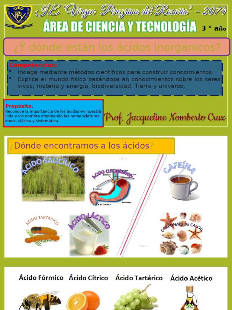 Acidos Inorganicos | PDF