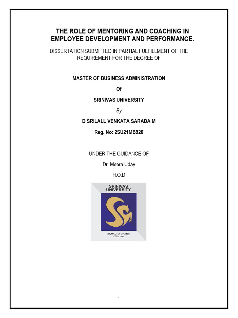 Sharada Research Project Dissertation | PDF