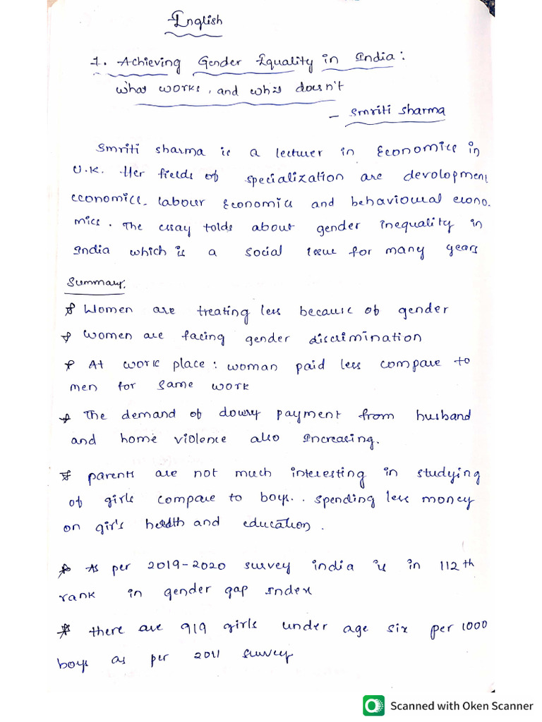 B.SC 3rd Sem ENGLISH Notes | PDF