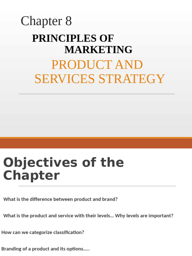 Chap8. Product & Service Strategy | PDF
