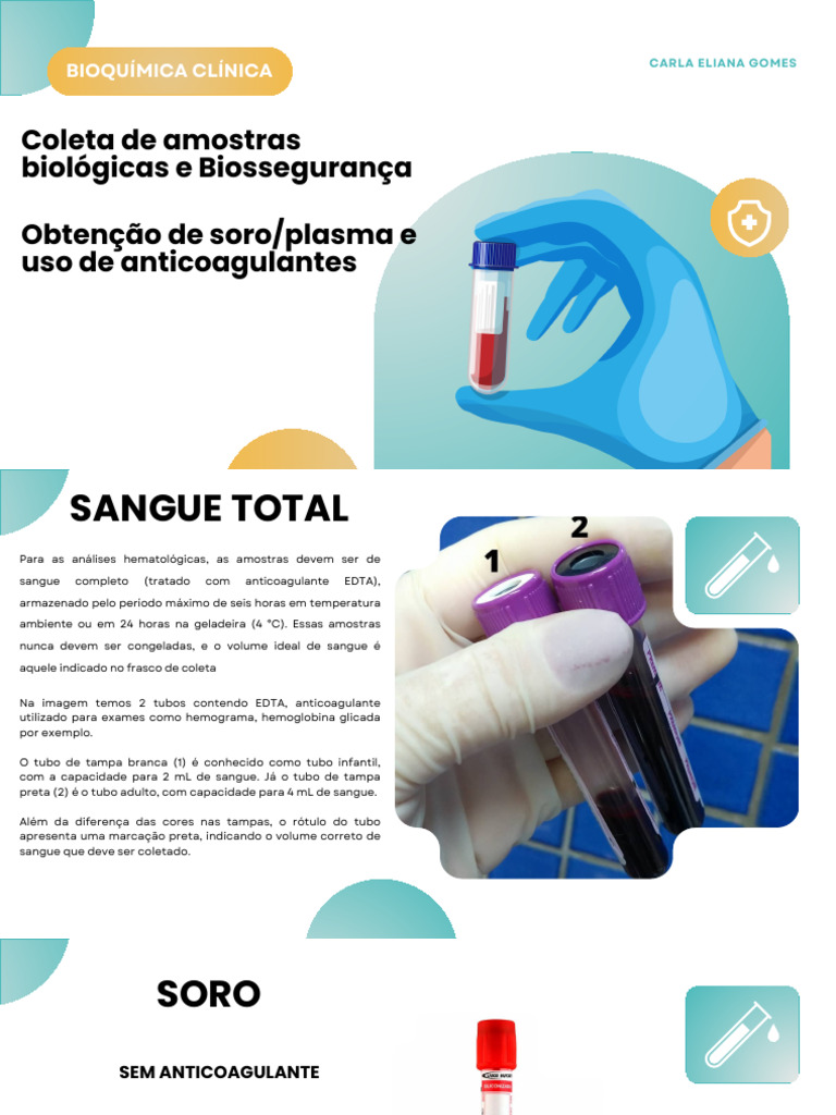 Coleta Material Biologico | PDF