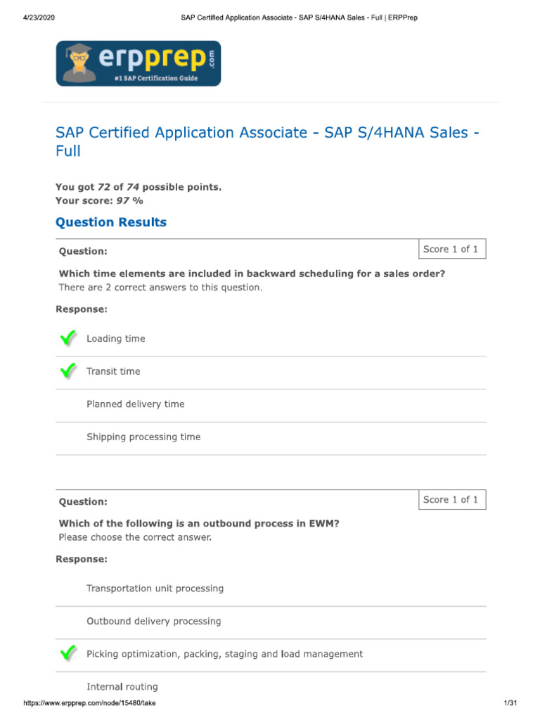SD Exam New One | PDF