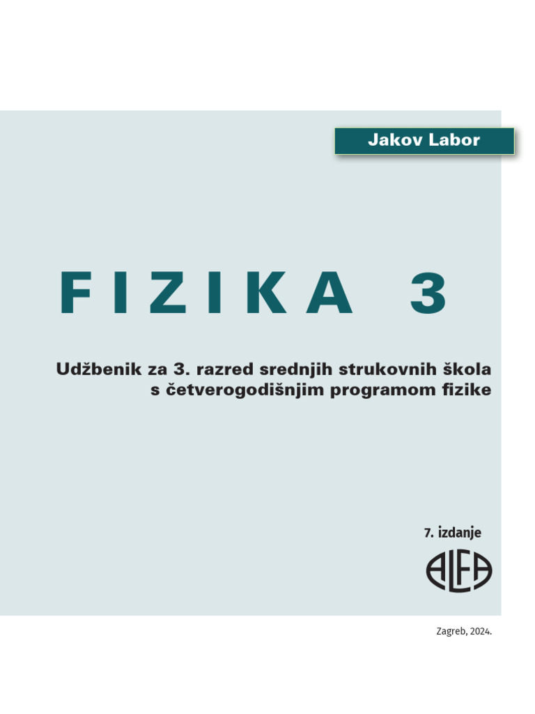 Stranice - Fizika 3 - Udzbenik (Cetverogodisnji Program) - KB | PDF
