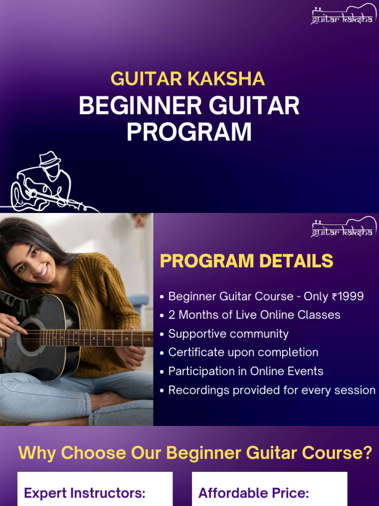 2-Months Guitar Program | PDF | Home & Garden