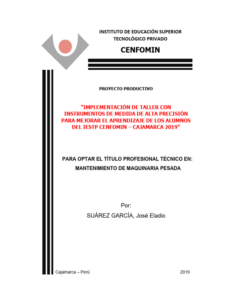 PROYEC PRODUC EJEMPLo | PDF