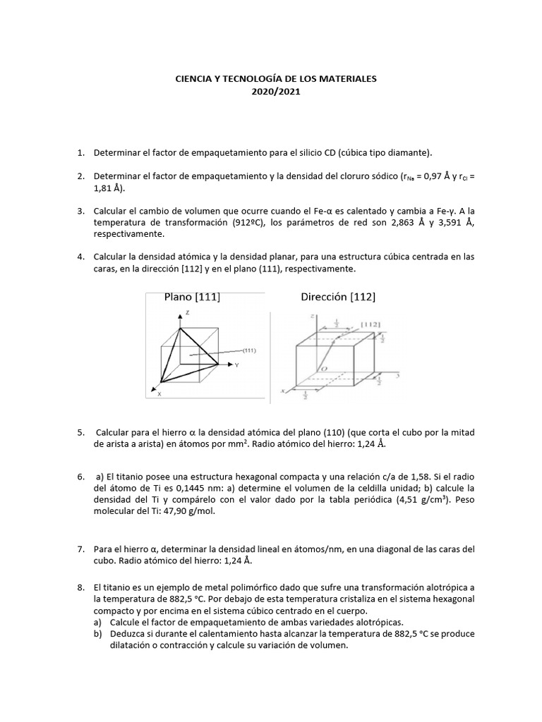 Problemas Tema 2 | PDF